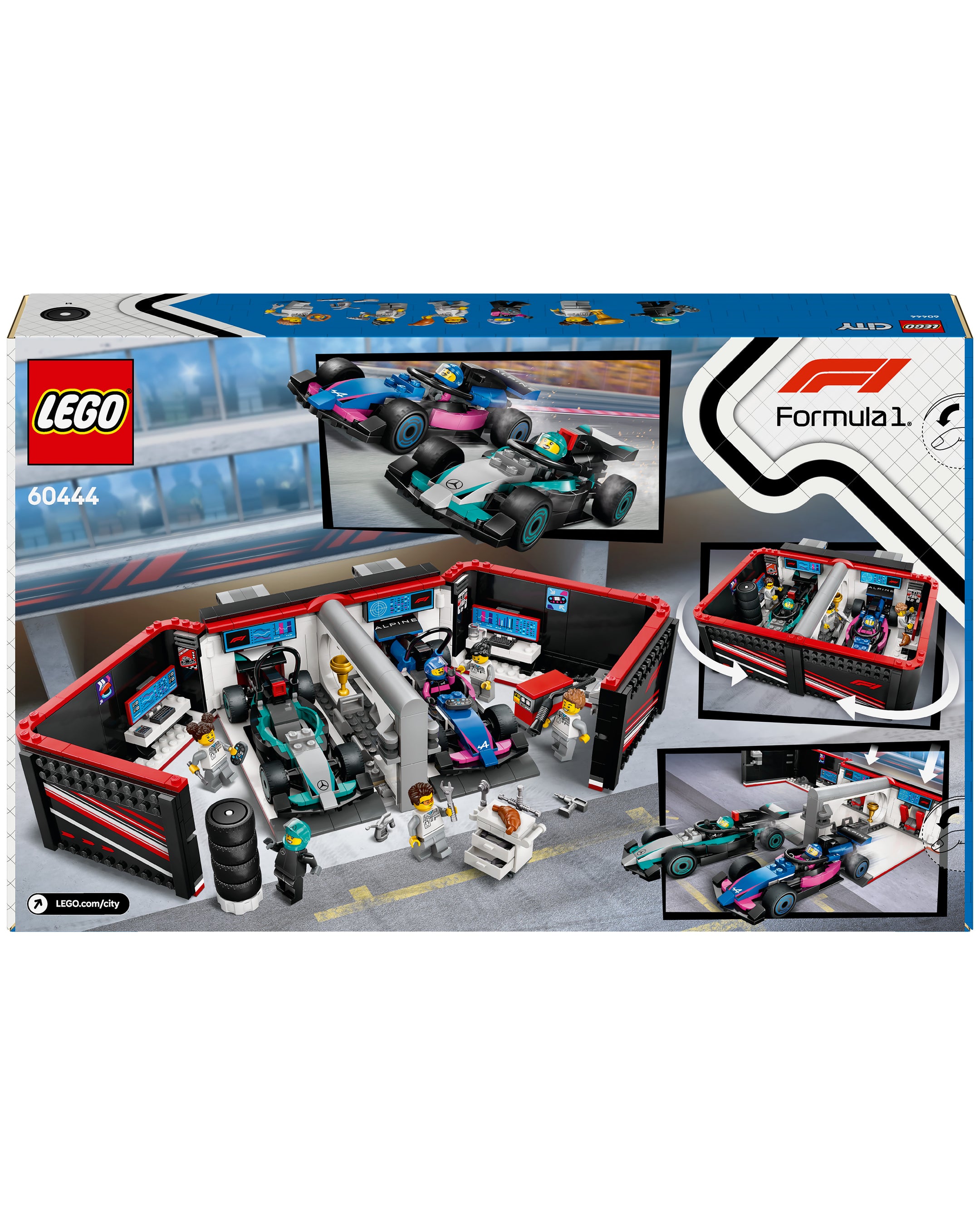 LEGO® City F1 Garage & Mercedes-AMG & Alpine Cars | Official Mercedes ...