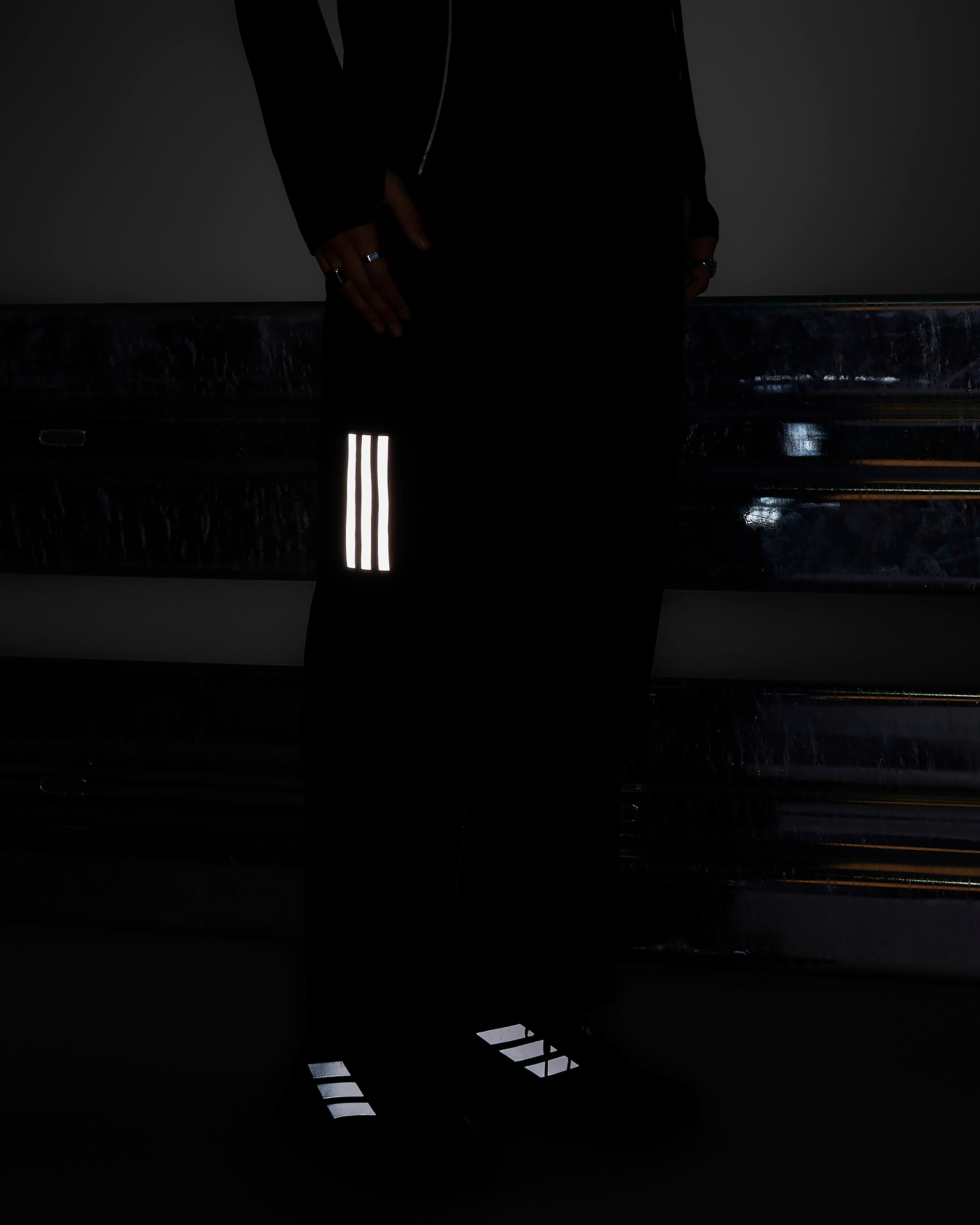 Mens 2025 Mechanics Joggers Black | Official Mercedes-AMG PETRONAS F1 ...