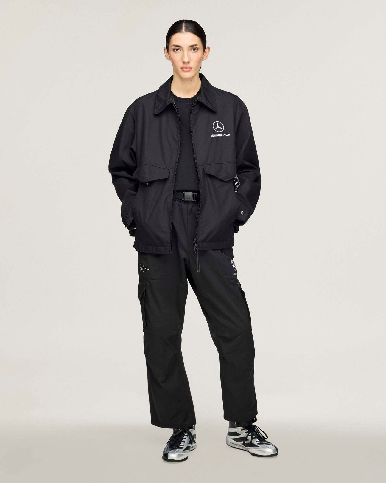 Y-3 Wolf Jacket - Black (2026) | Mercedes-AMG PETRONAS F1 Team x adidas ...