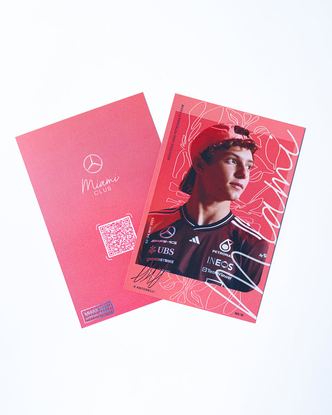 Special Edition Miami Driver Cards | Official Mercedes-AMG PETRONAS F1 ...